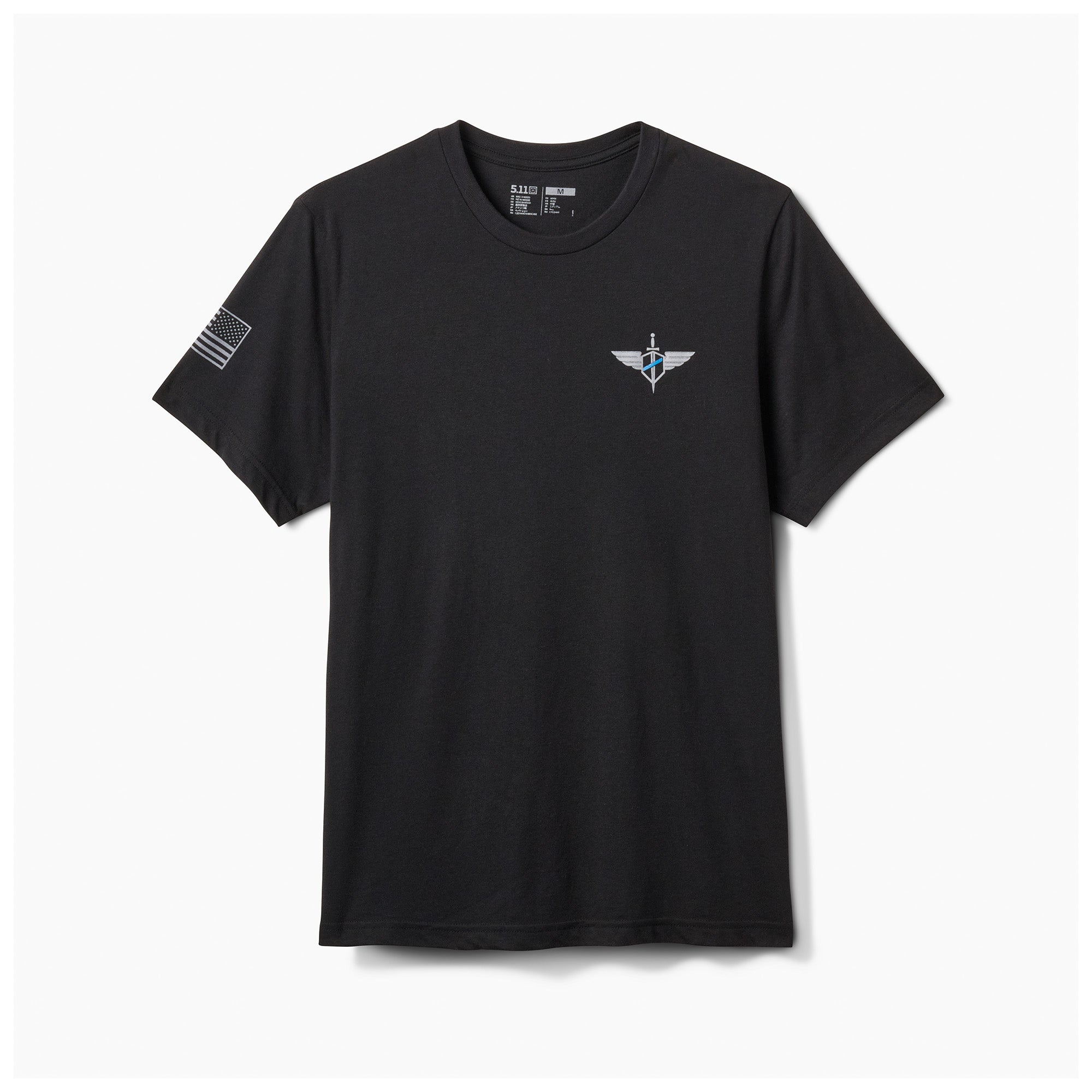76166AHF THIN BLUE LINE MISSION S/S TEE – 5.11 Tactical Japan